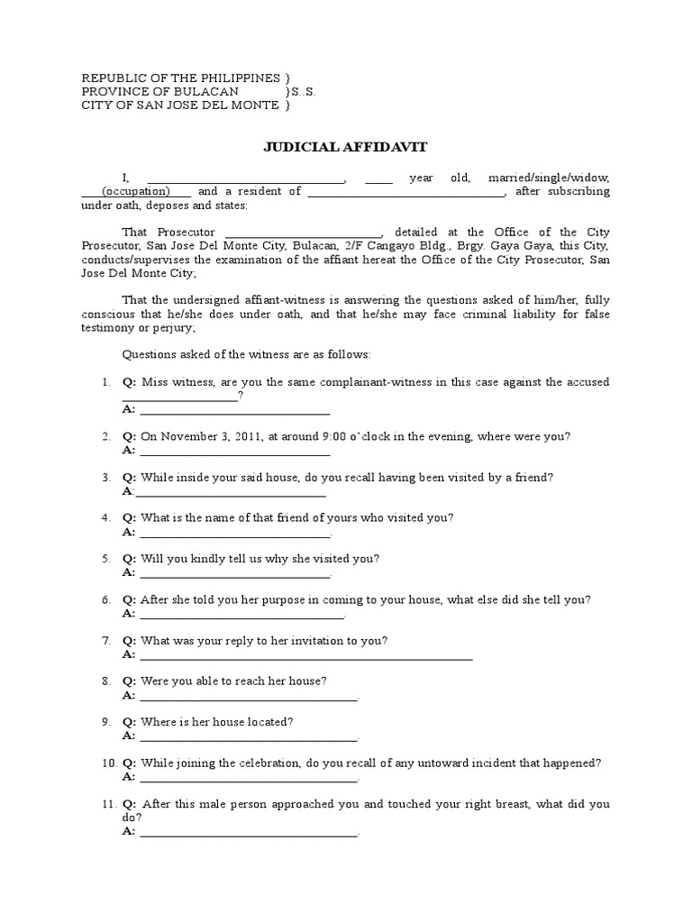 Acts of Lasciviousness-2 | Download Free PDF | Affidavit | Judiciaries