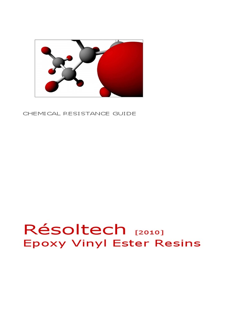 RESOLTECH Chemical Resistance Guide | PDF | Epoxy | Fibre Reinforced ...
