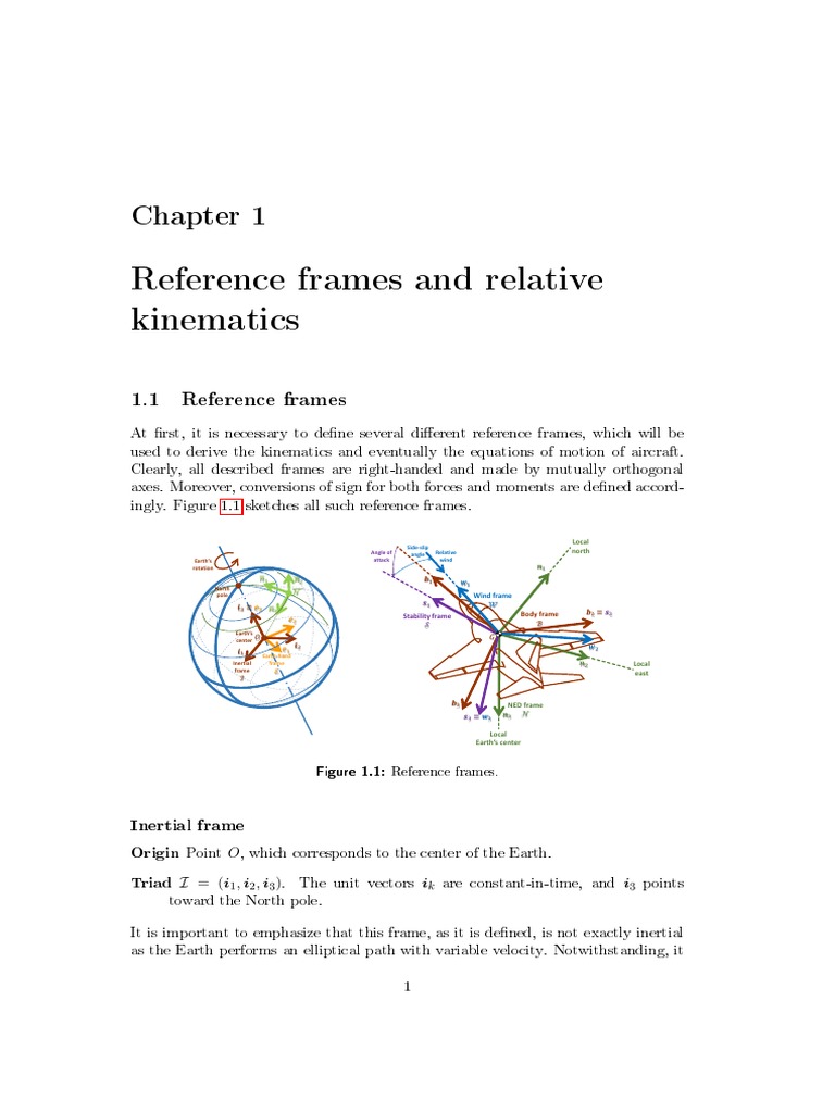 Reference Frames and Relative Kinematics | PDF | Kinematics | Acceleration