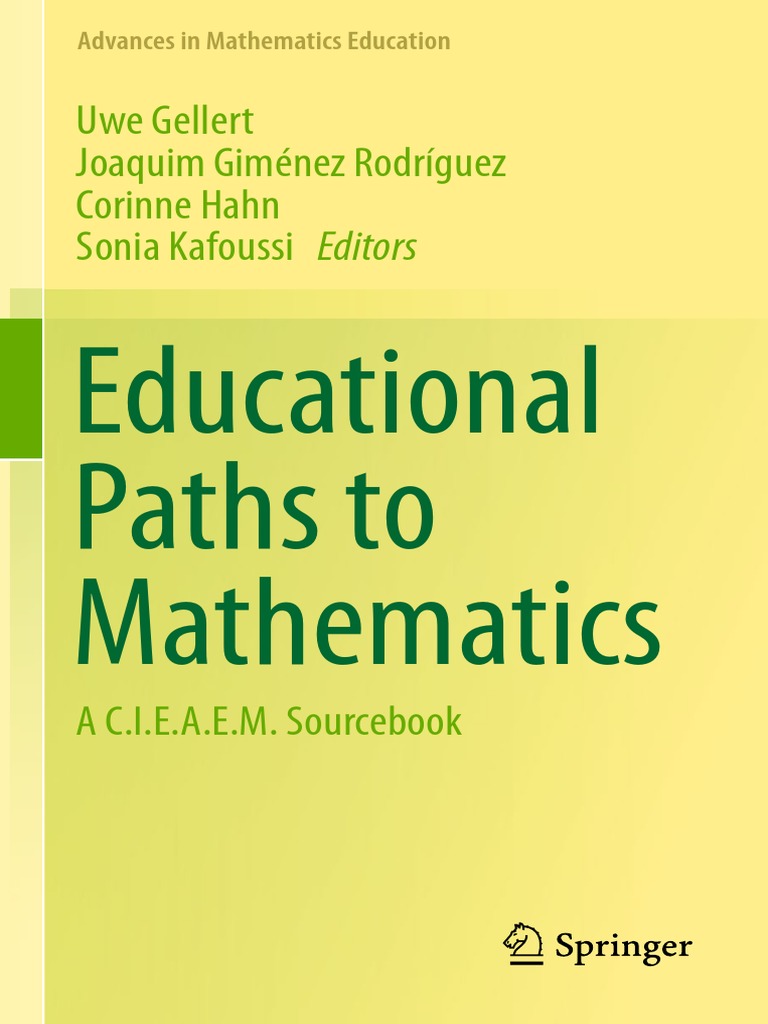 Educational Paths To Mathematics | PDF | Curriculum | Teaching Mathematics