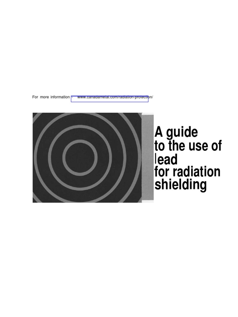 Lead for Radiation Shielding Guide | PDF | Radiation Protection | Gamma Ray