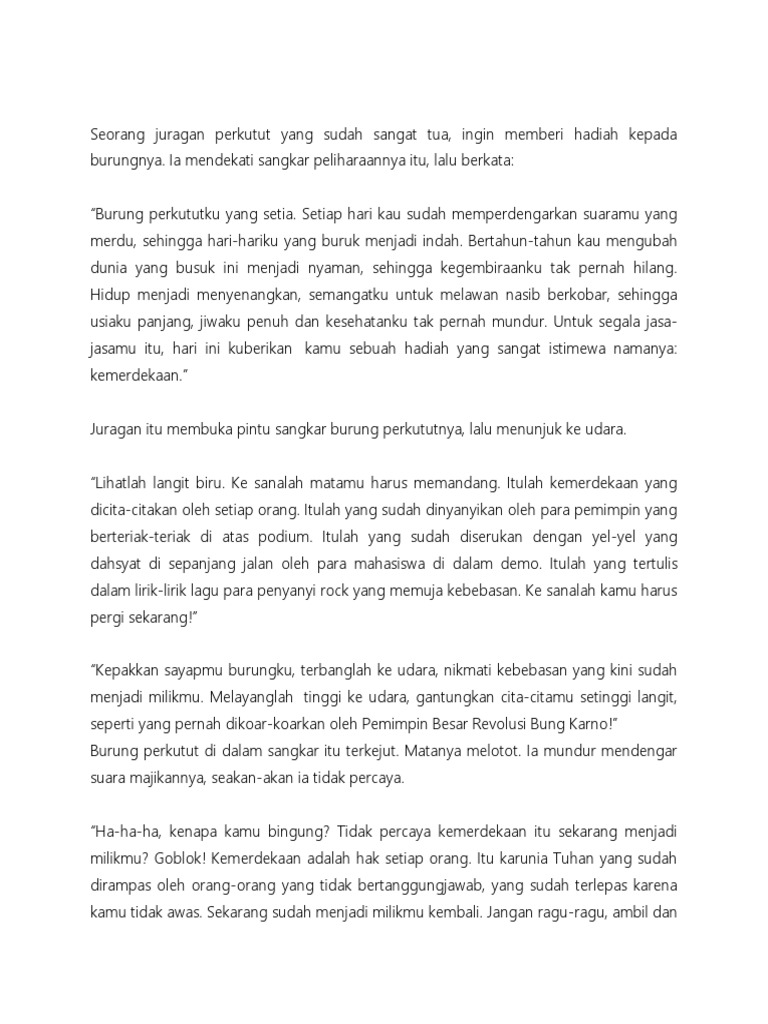 Naskah Monolog | PDF