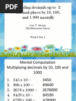 Rounding Decimals - LESSON PLAN | PDF | Rounding | Lesson Plan