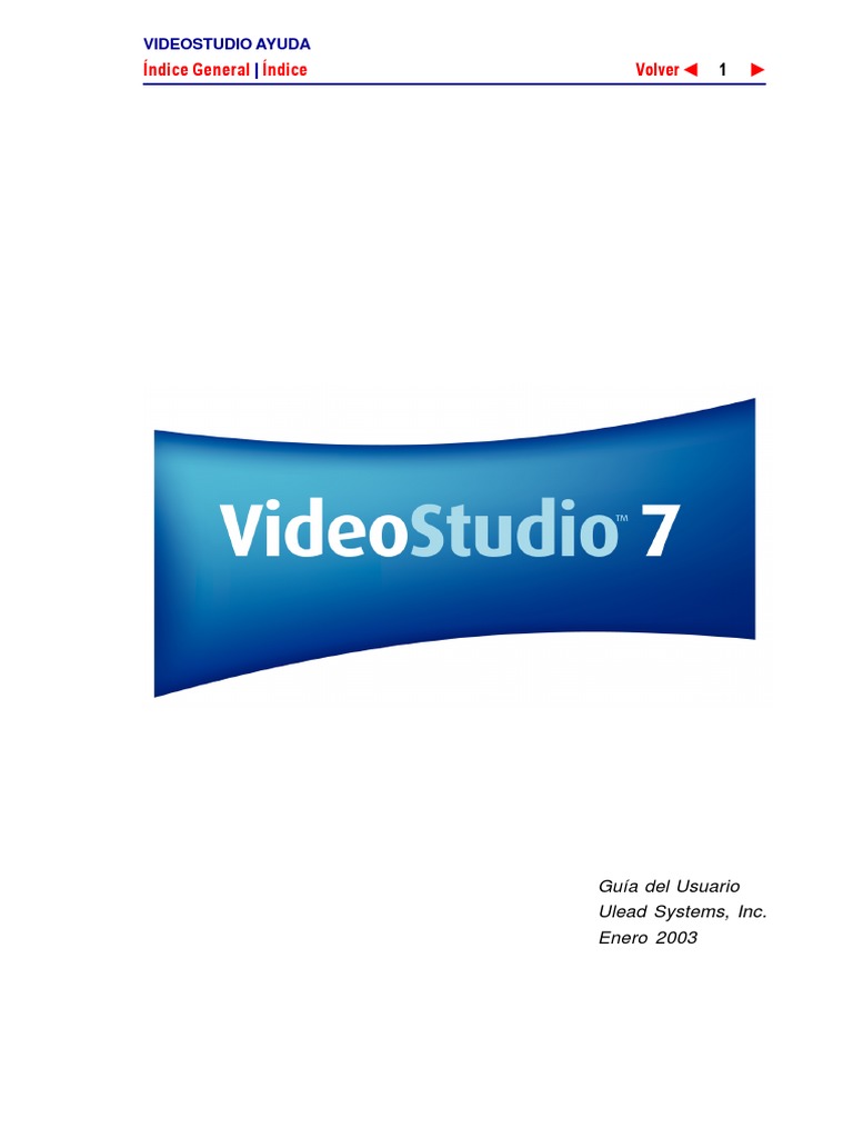 Manual Ulead Videostudio 7 Español | PDF | Disco compacto | Microsoft ...