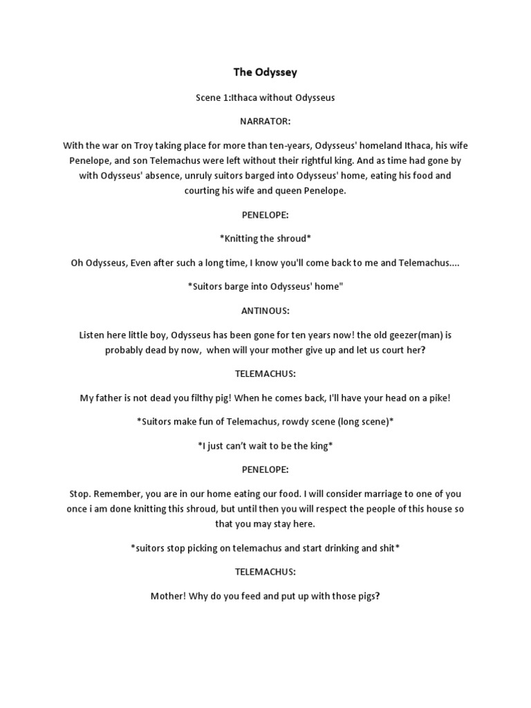 The Odyssey | PDF | Penelope | Odysseus