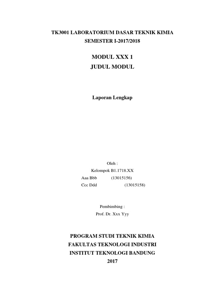 Format Lapleng Labtek | PDF