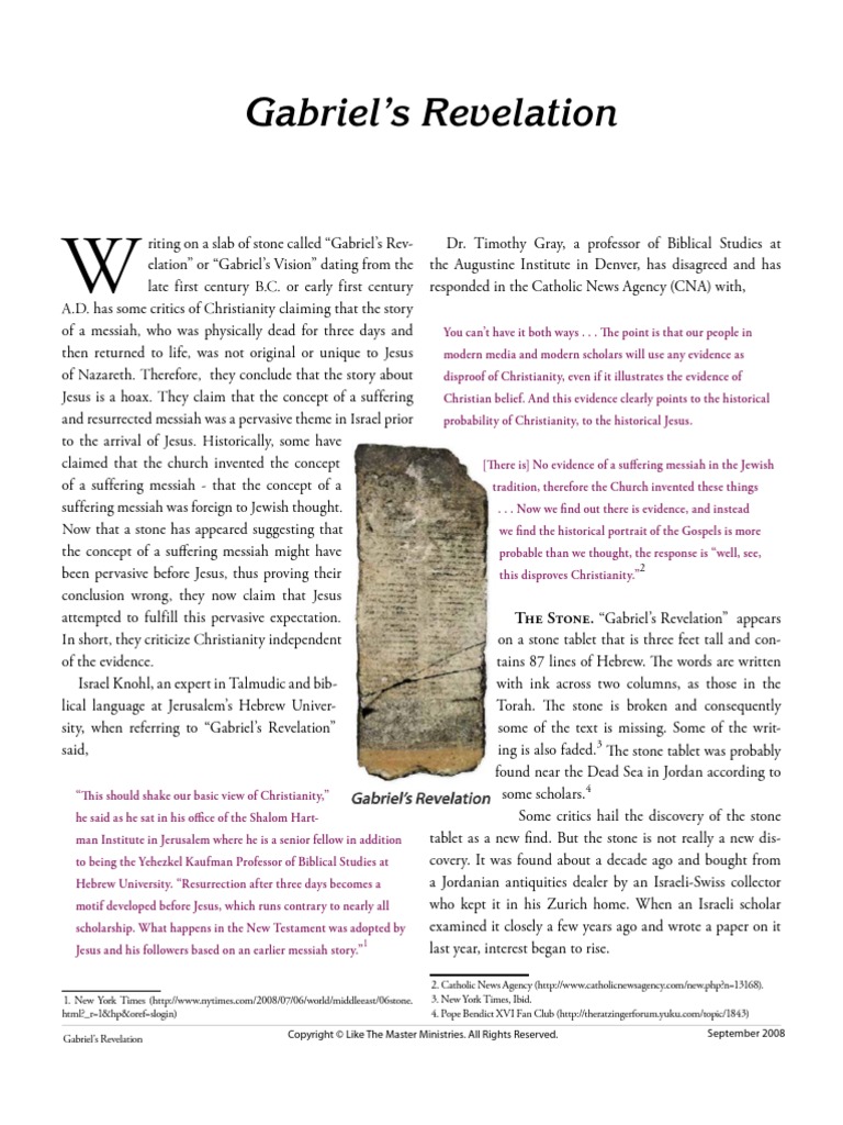 Gabriels Revelation | John The Baptist | Jesus