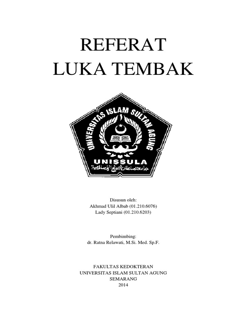 Analisis Luka Tembak dan Jenis Senjata | PDF