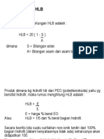 Perhitungan HLB | PDF