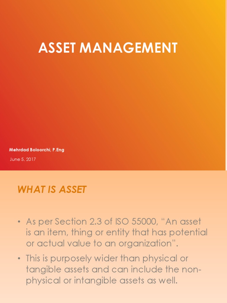Asset Management 101 | Download Free PDF | Intangible Asset ...