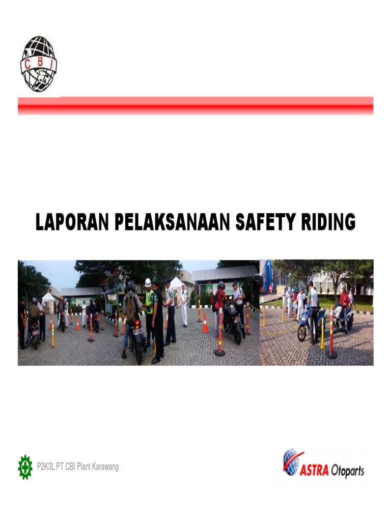 Laporan Pelaksanaan Safety Riding | PDF