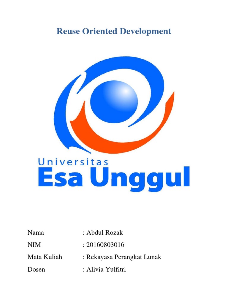 Tugas 2-Reuse Oriented Development | PDF