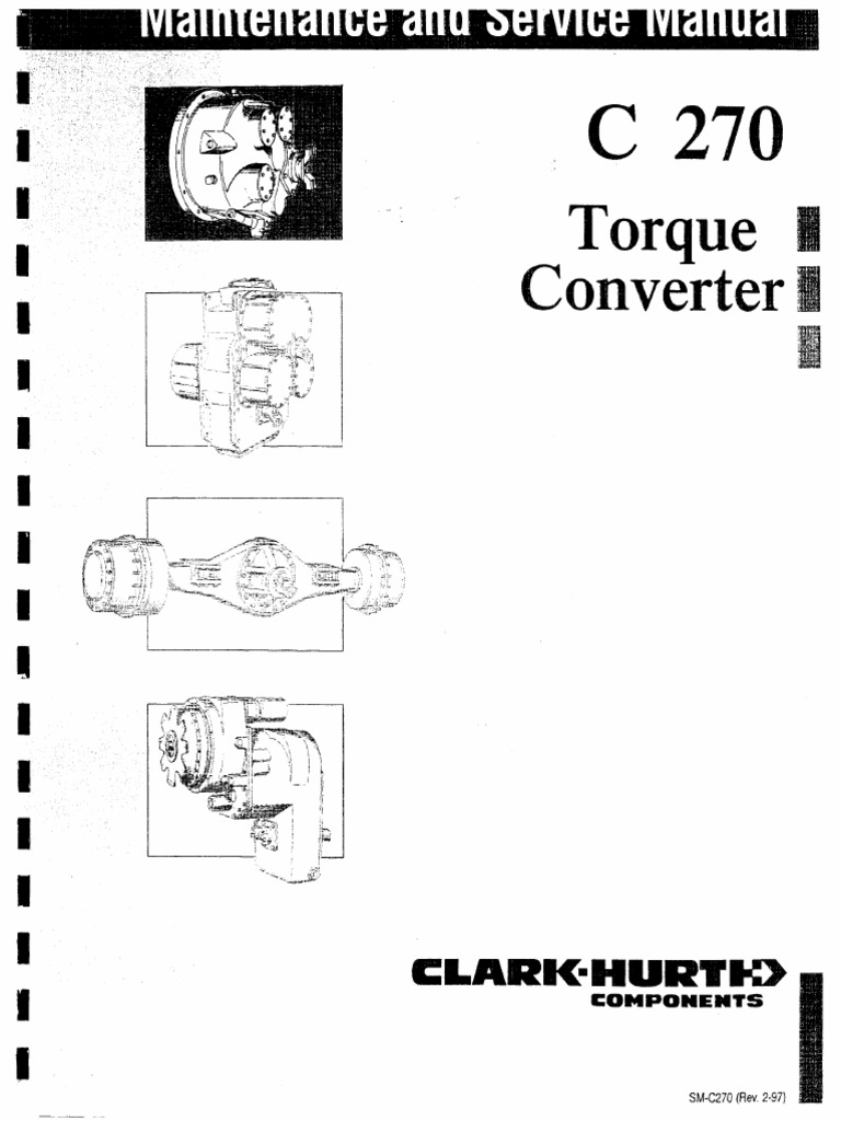 C 270 Torque Converter Sm-c270 | PDF