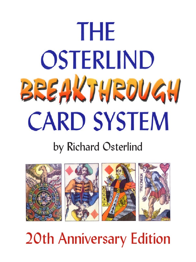 Richard Osterlind - The Breakthrough Card System PDF | PDF | Playing ...