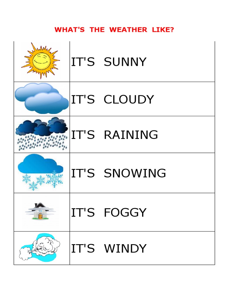 Weather Conditions Overview | PDF