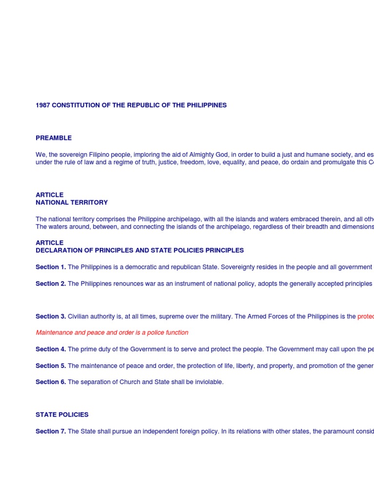 Maintenance and Peace and Order Is A Police Function | PDF | Presidents ...