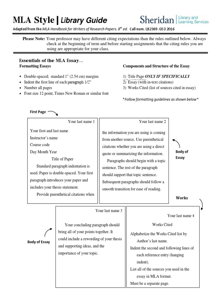 Final MLA 8 Style Guide | Citation | Websites