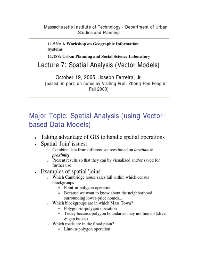 Spatial Analysis Of Massachusetts Neighborhoods Pdf Spatial
