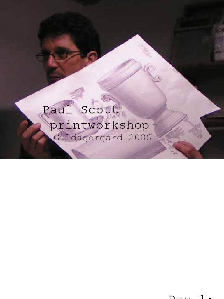 PaulScott PDF | PDF | Lithography | Plastic Arts
