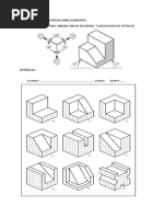 Proyección Isométrica en Dibujo Técnico | PDF | Perspectiva (Gráfica ...