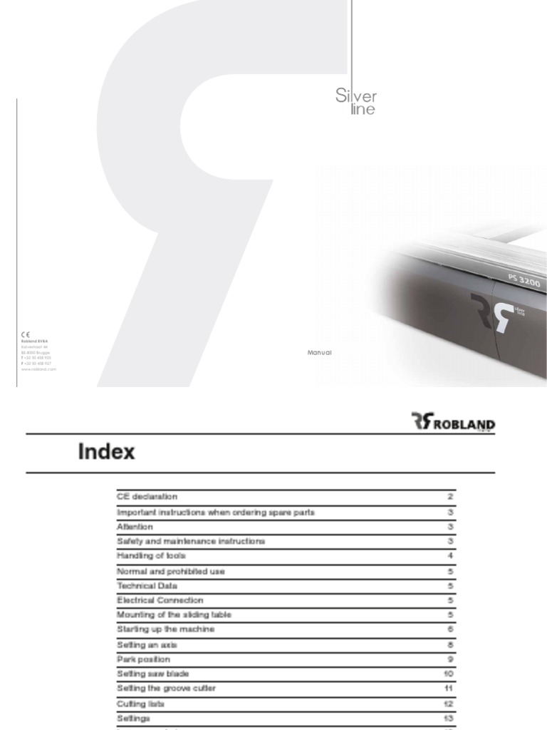 Silverline PS 3200 ENG - Compleet | PDF | Cuchillo | Rodamiento (Mecánico)