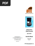 Model 35 Viscometer Instruction Manual | PDF | Calibration | Viscosity