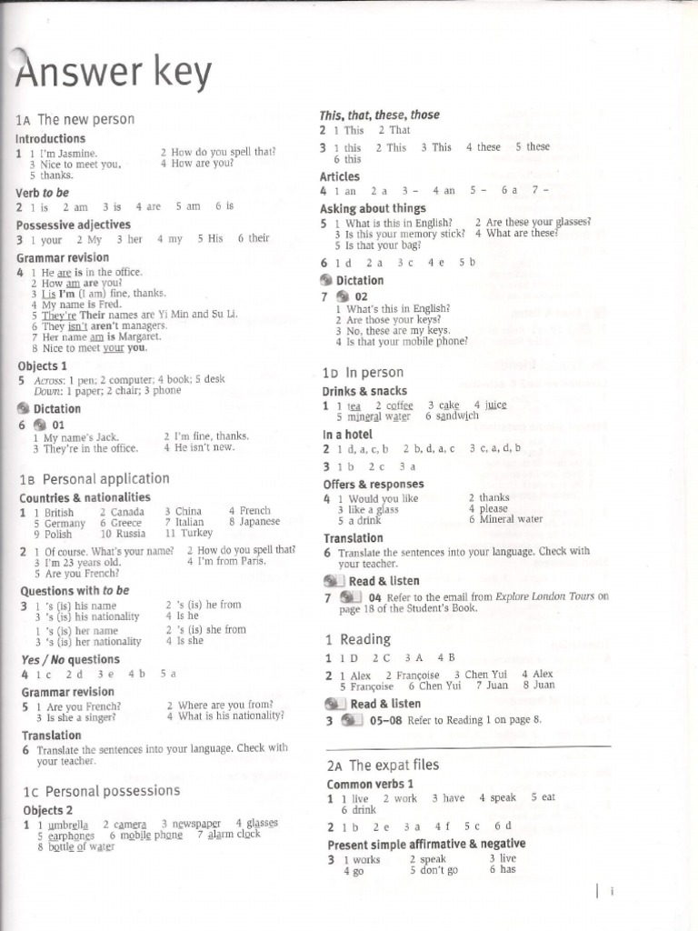 AnswerKey Workbook | PDF | Books