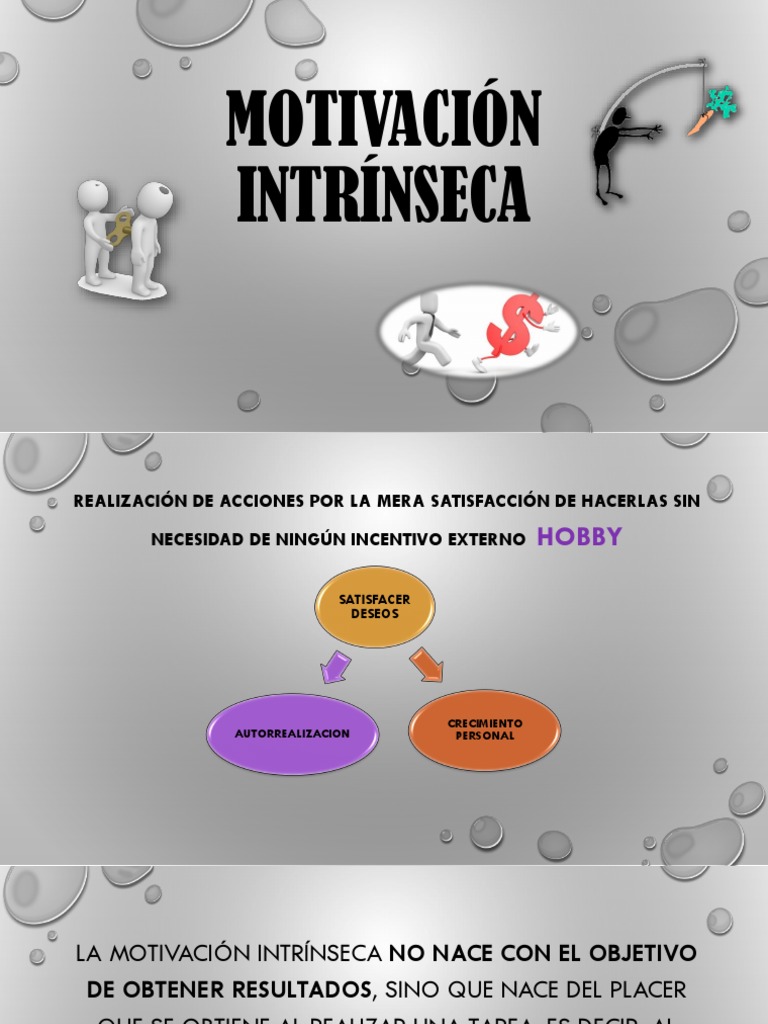 Motivación Intrínseca | PDF | Motivación | Motivacional