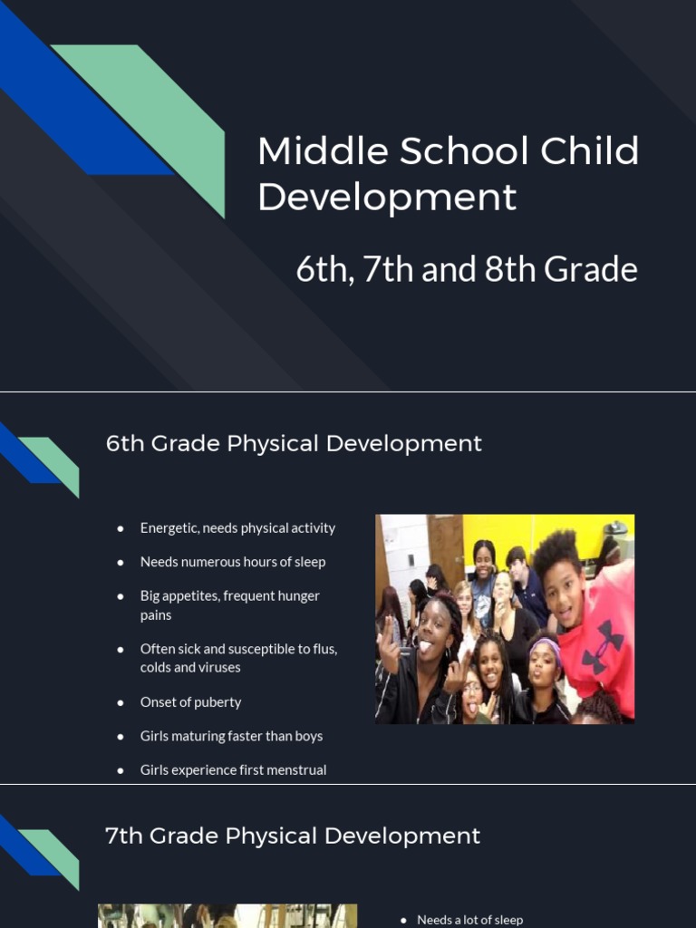 Middle School Child Development | PDF | Conversation | Puberty