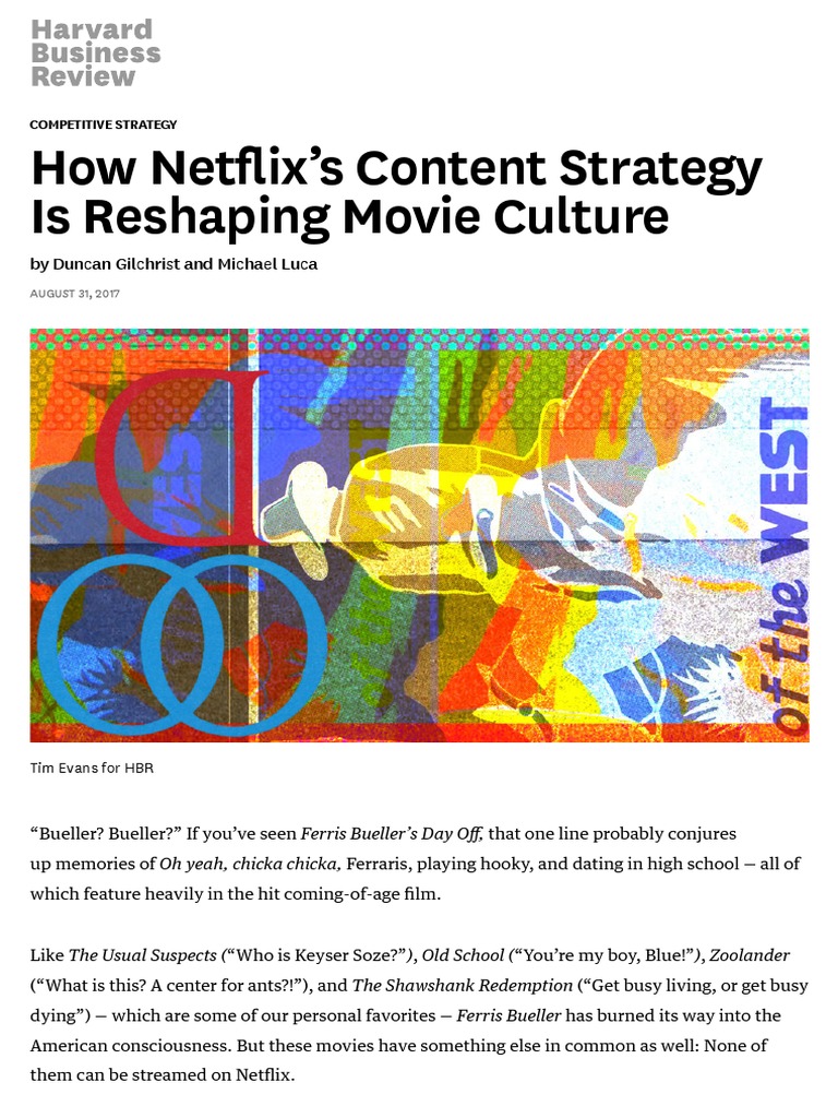 How Netflix's Content Strategy Is Reshaping Movie Culture | PDF ...