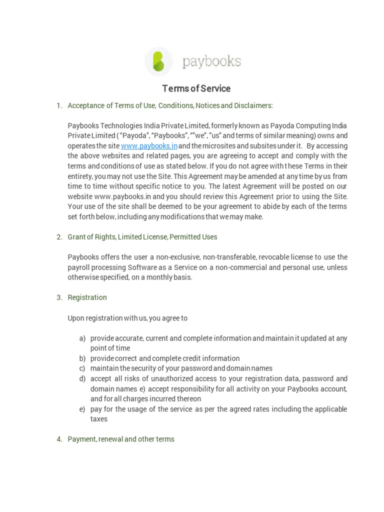 Terms of Service: 1. Acceptance of Terms of Use, Conditions, Notices ...