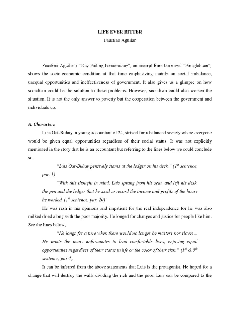 Life Ever Bitter FINAL | PDF | Narration | Anger