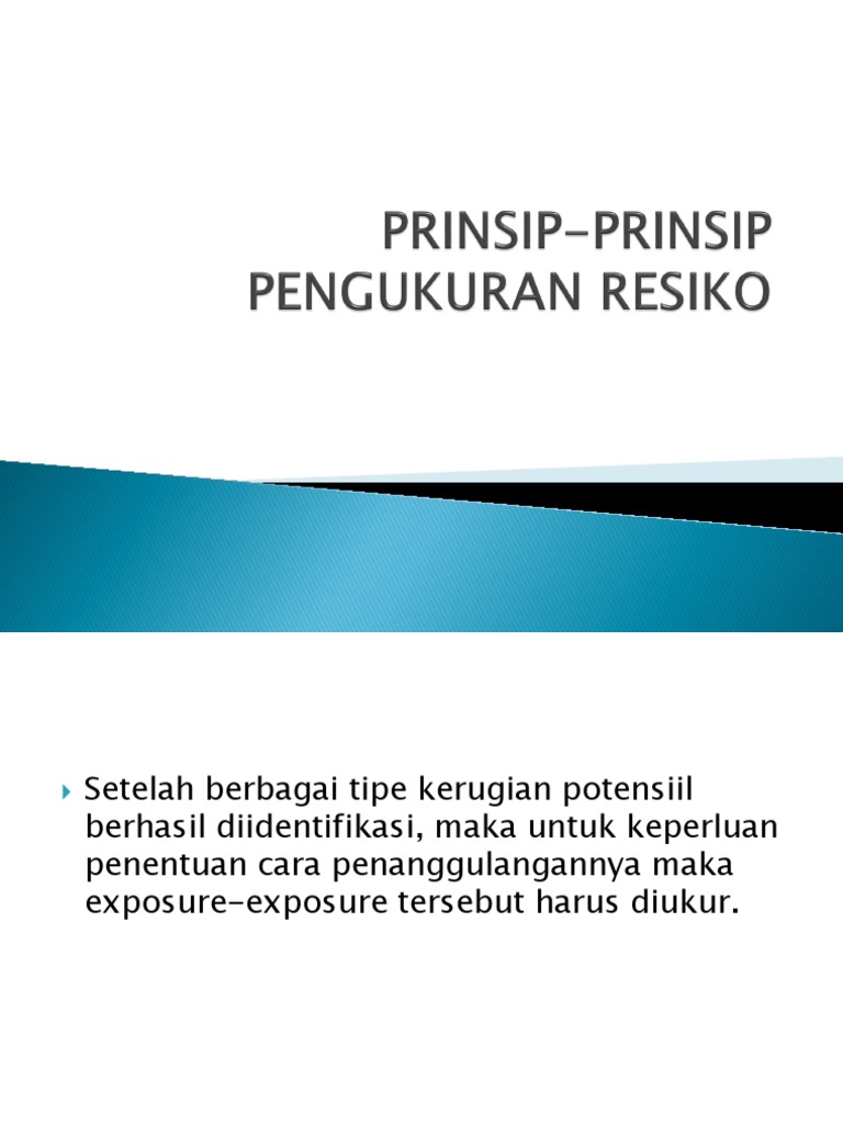 Pengukuran Risiko | PDF