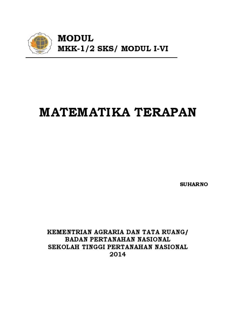 Modul Matematika Terapan | PDF