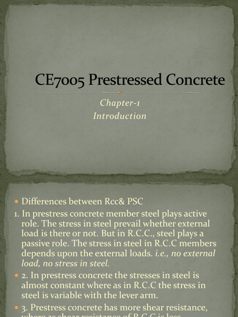 PSC | PDF | Prestressed Concrete | Strength Of Materials