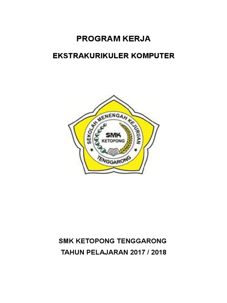 Program Kerja Ekstra Komputer | PDF
