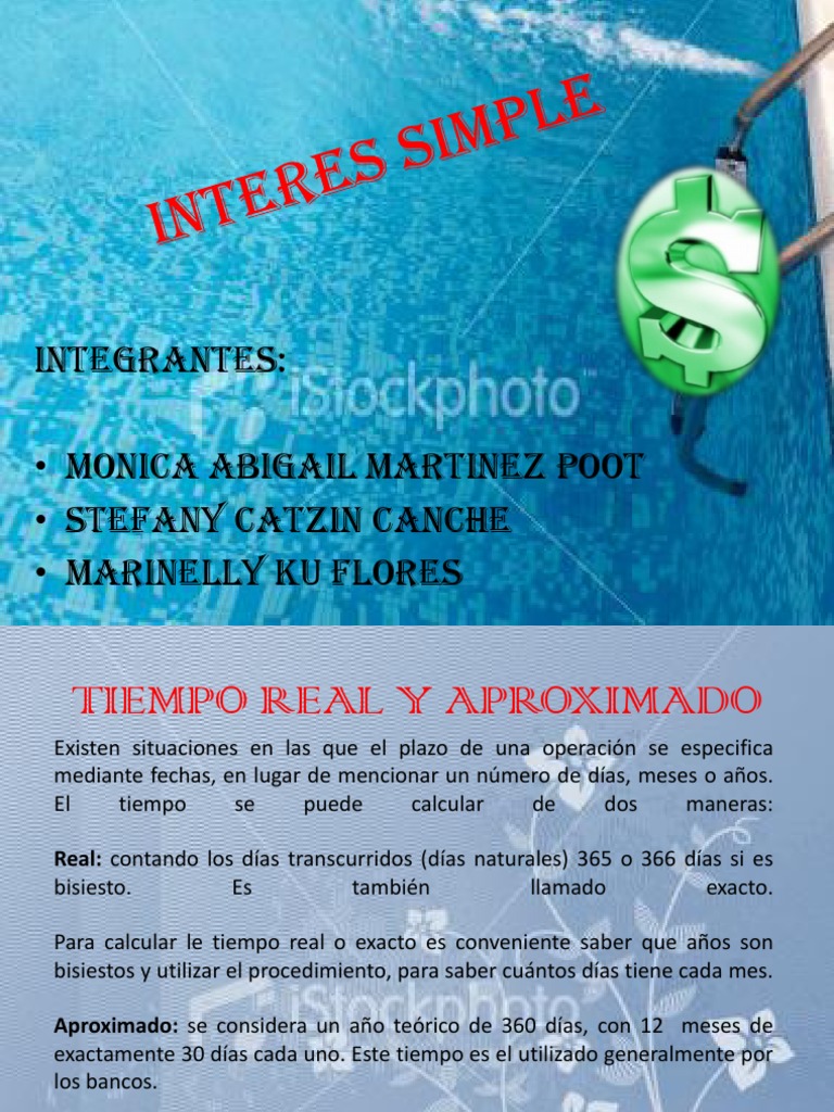 Interes Simple 2 | PDF | Interés | Dinero