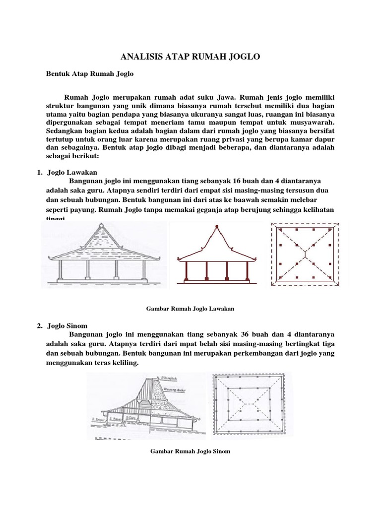 Atap Rumah Tradisional Jawa | PDF