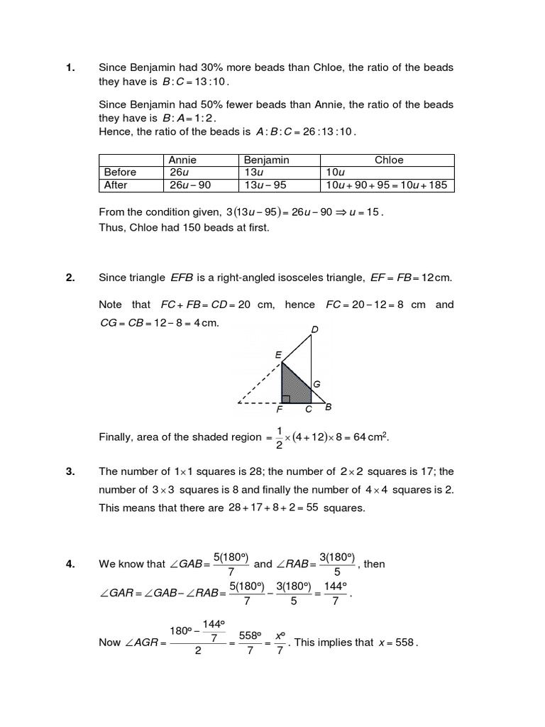 NMOS2017 Special Round Solutions | PDF | Elementary Geometry ...