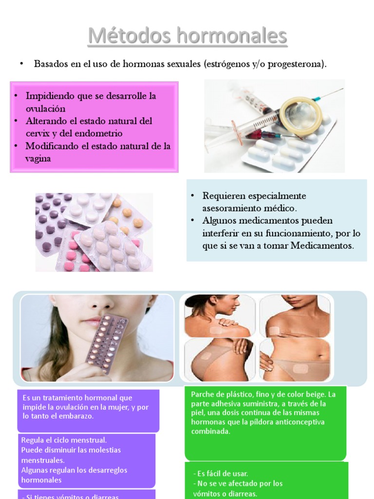 Métodos Hormonales | PDF | Control de la natalidad | Píldora ...