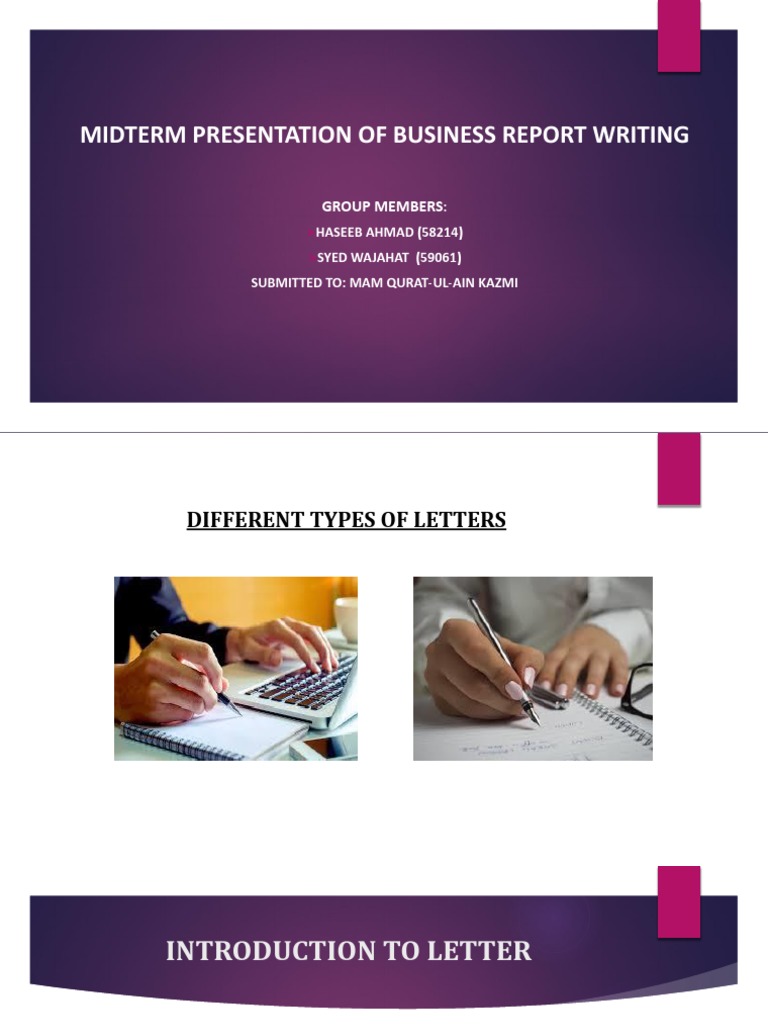 An Overview of Different Types of Letters Used in Business ...