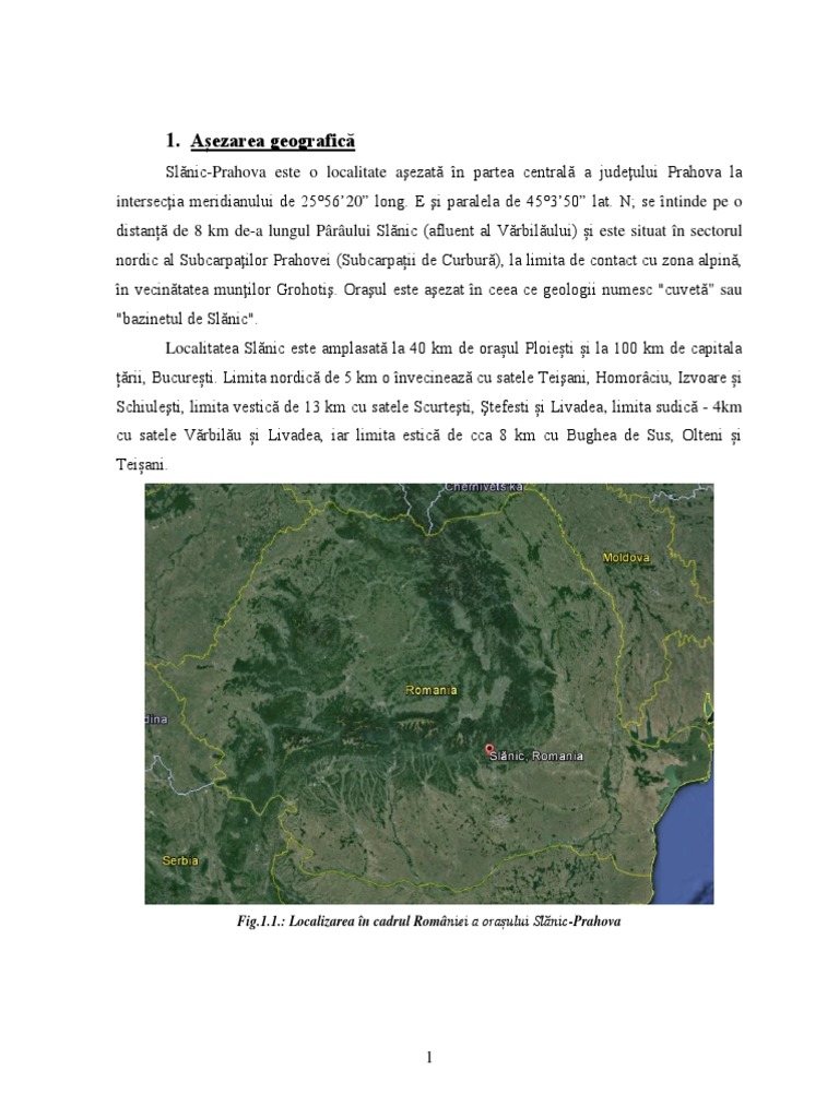 Solurile Si Utilizarea Terenurilor in Localitatea Slanic | PDF
