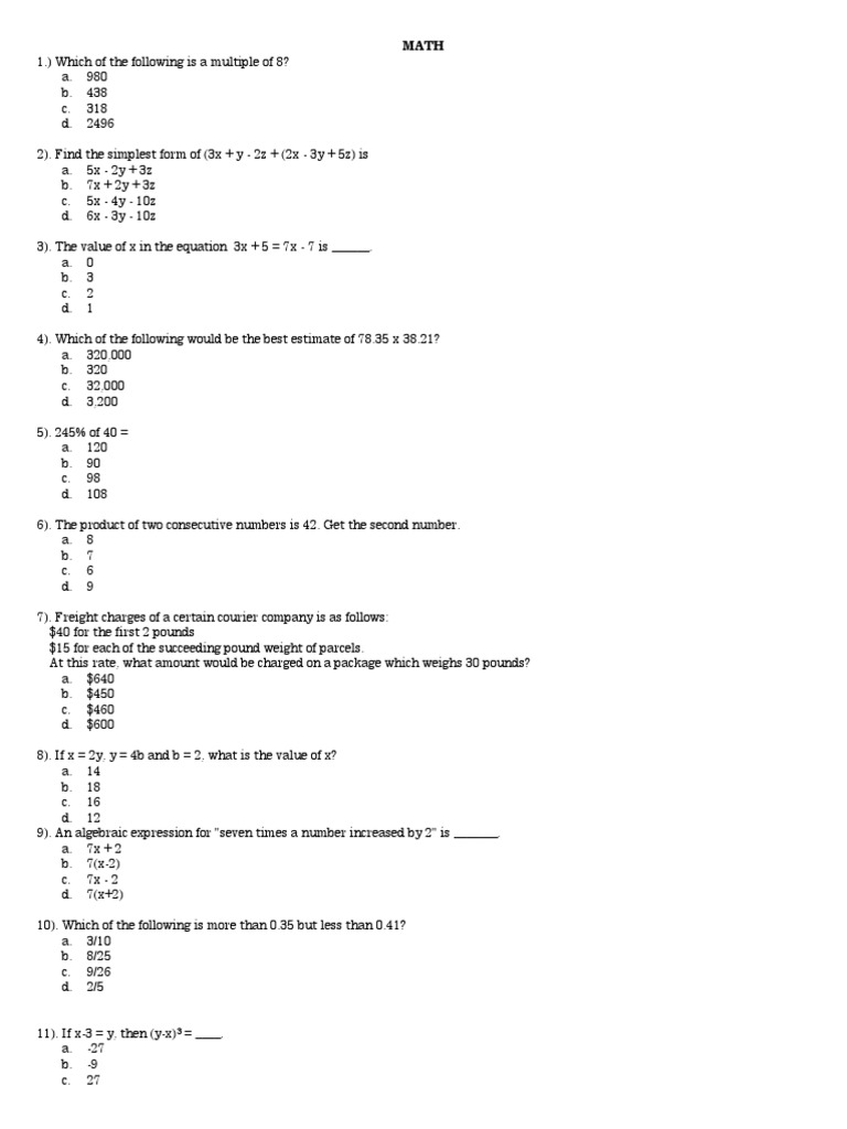 USTET SHS Entrance Exam Reviewer | PDF | Paranoia | Atmosphere Of Earth