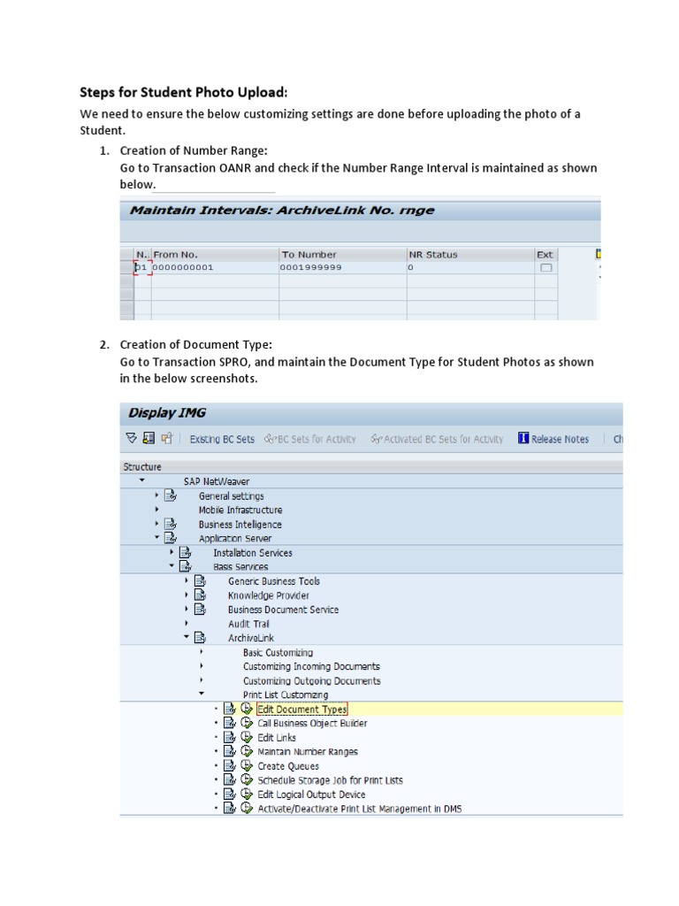 SAP - SLCM - Student Photo Upload PDF | PDF