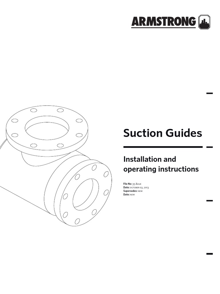 35 82 Suction Guides IandO | Pump | Pipe (Fluid Conveyance)