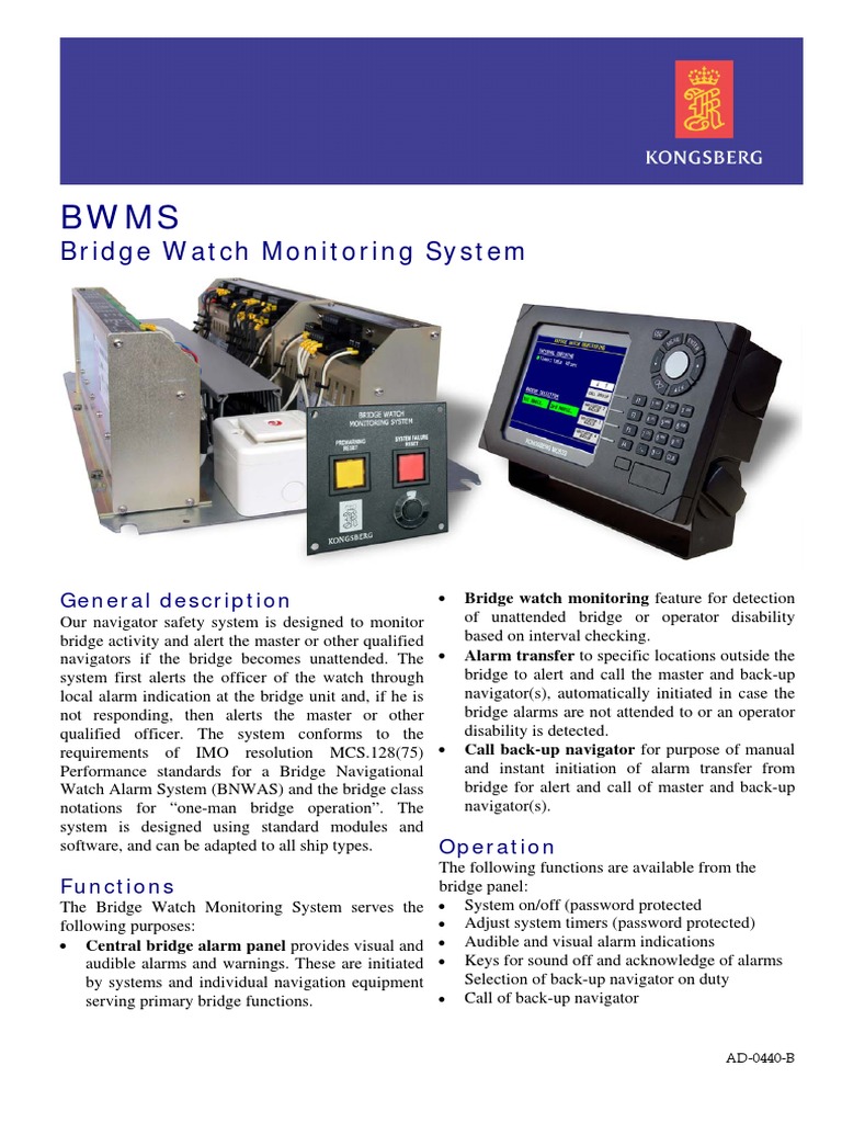 Ad 00440 A c20 Bwms Datasheet | PDF | Navigator | Electrical Engineering