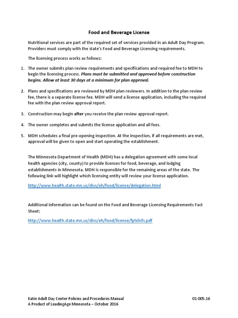 01-005.16 Food Code | PDF