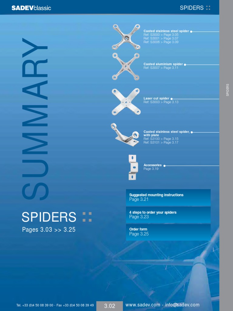Sadev Classic Attaches en | PDF | Screw | Deformation (Engineering)