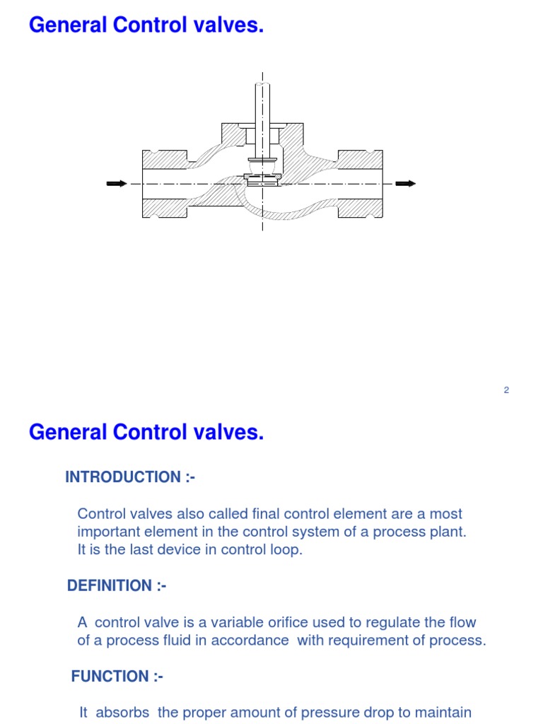 General Control Valves Training | Download Free PDF | Valve | Actuator