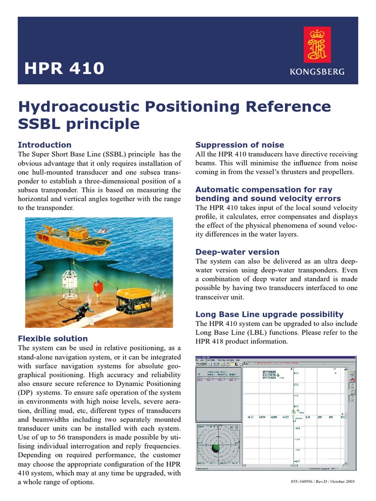 Hydroacoustic Positioning System Overview | PDF | Telecommunications ...